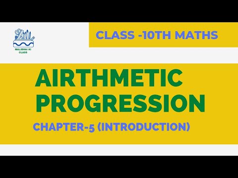 Chapter 5 Arithmetic Progression Introduction Class 10 Maths NCERTl Ex5 ...