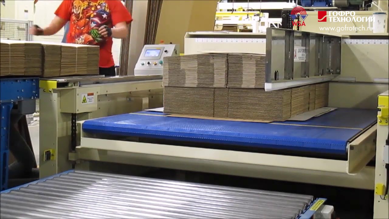 Полуавтоматический палетайзер/ Load Former - YouTube