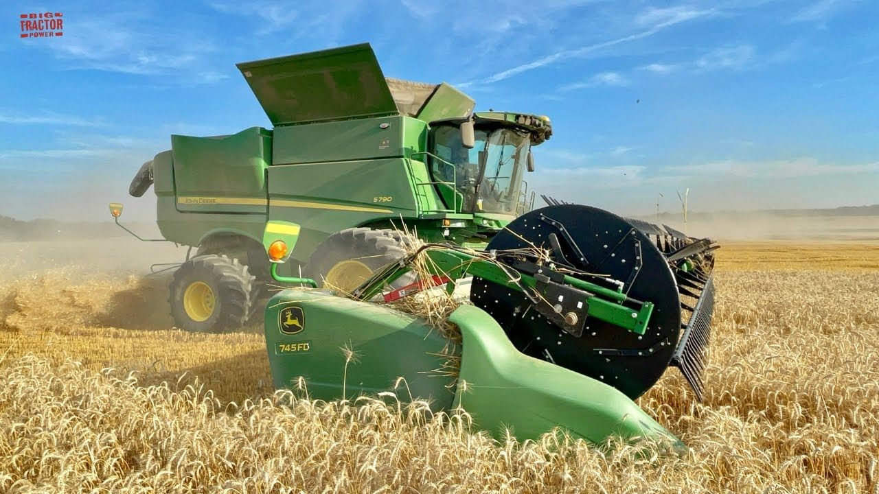 Big Combines of WHEAT HARVEST 2022 - YouTube