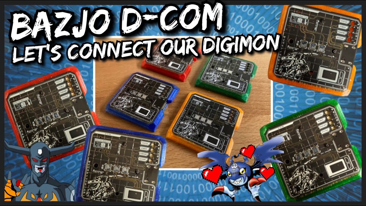 A Brand New D-Com By Bazjo For All Your Digimon VPets - YouTube