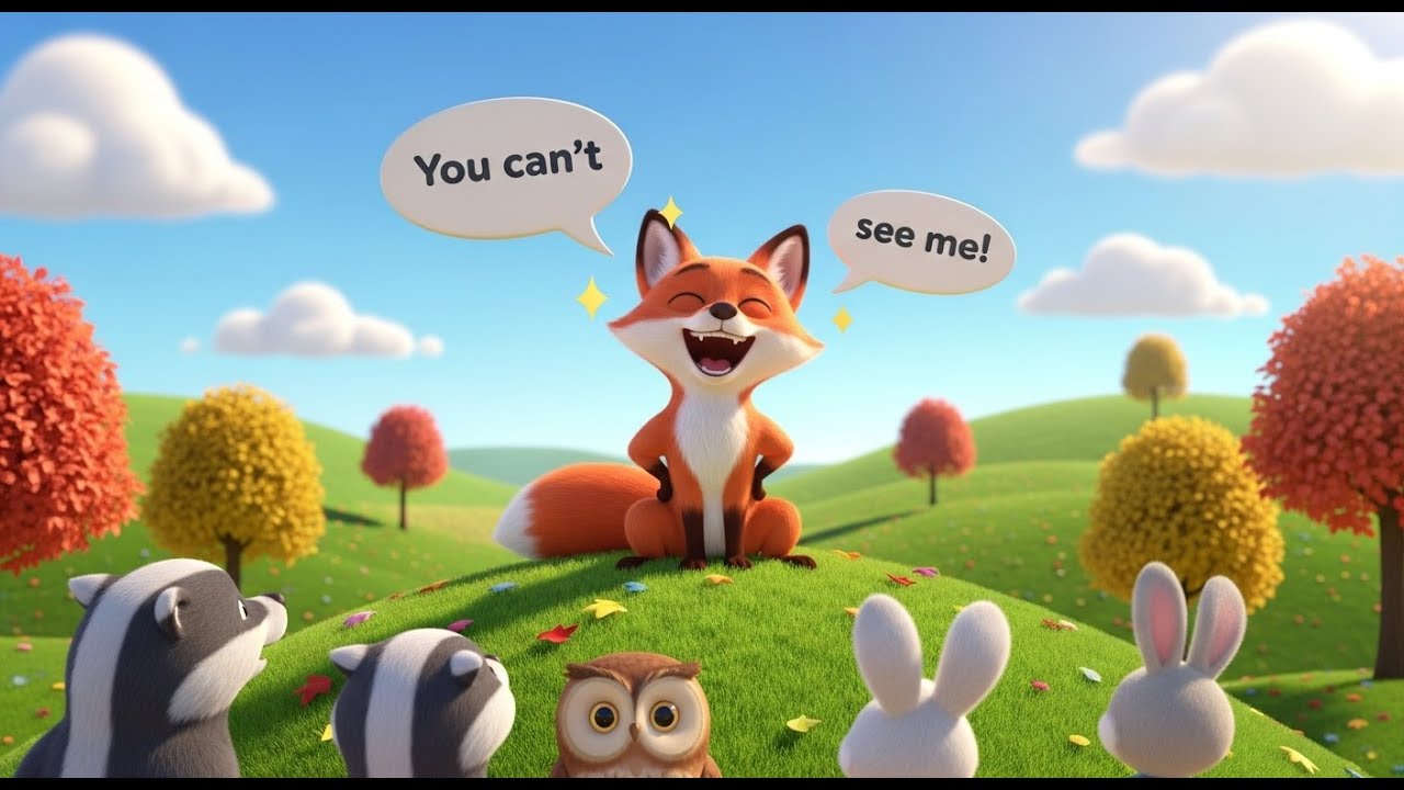 The Fox Who Played Hide and Seek | Best Nursery Rhymes and Kids Song ...