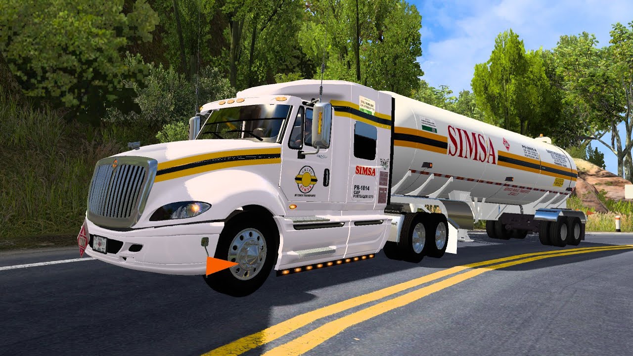 ATS 1.40 | MOD Review | International Prostar - YouTube