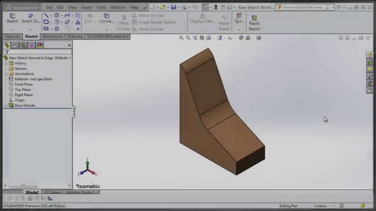 Tech Tip: Quickly Generate Profile Sketches Normal to Model Edges in ...