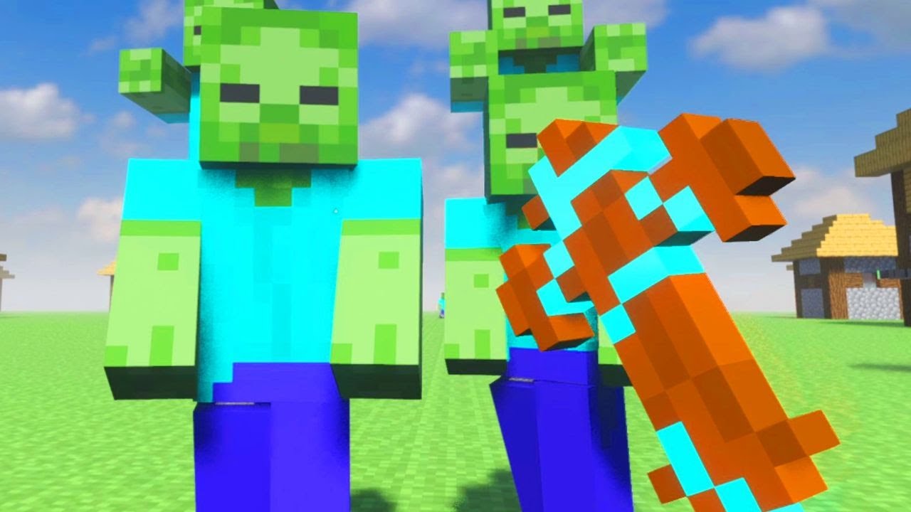 Roblox CRUCIFIX vs Realistic Minecraft ZOMBIE in TEARDOWN - YouTube