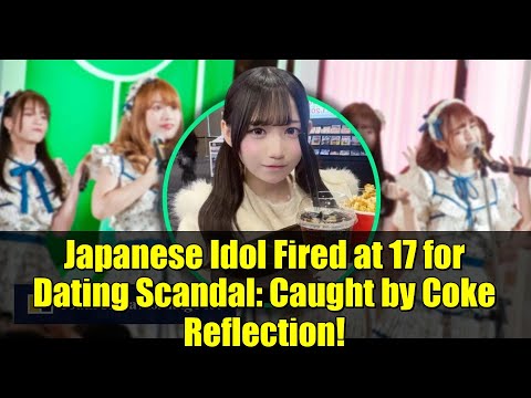 Japanese Idol Fired at 17 for Dating Scandal: Caught by Coke Reflection!