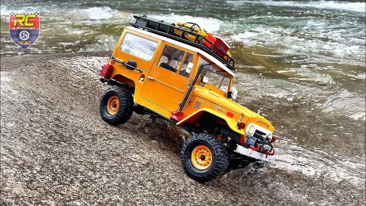 FMS TOYOTA Land Cruiser FJ40 | off-road & Valley driving 4X4 RC Car #12 ...