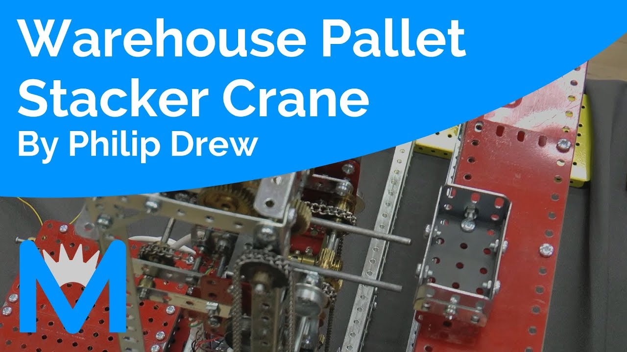 Automated Warehouse Pallet Stacker Crane by Philip Drew - YouTube