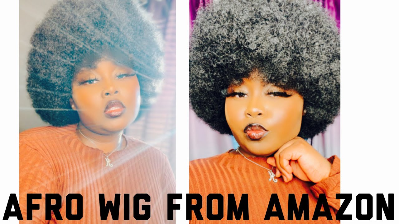 CUTE 4 INCH AFRO WIG FROM AMAZON - YouTube