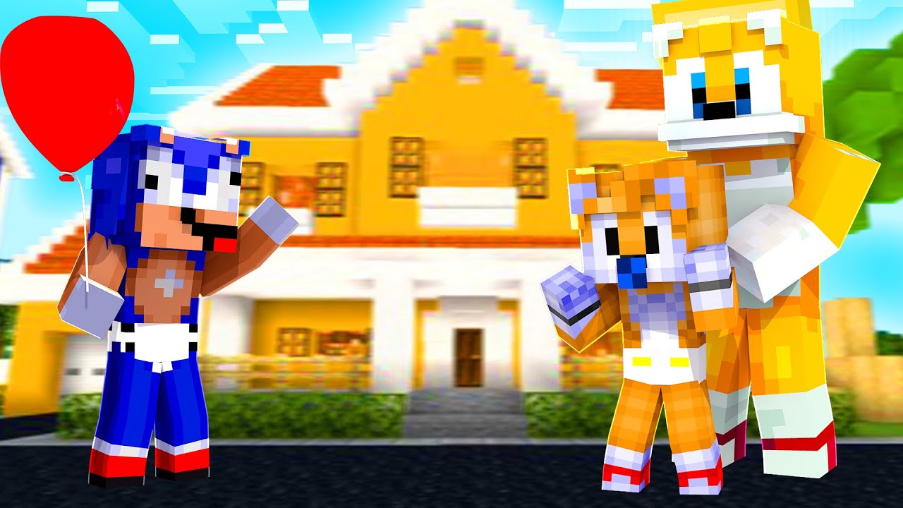 Minecraft - Sega Fun House - Baby Tails NEW House Party! [19] - YouTube