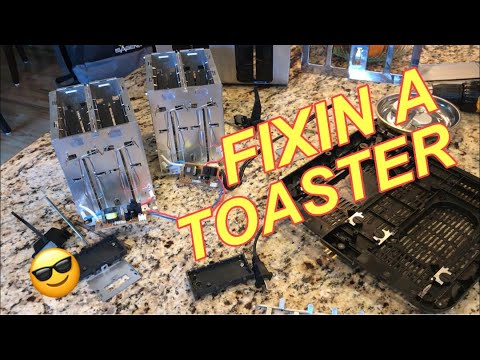 HOW TO FIX A TOASTER THAT DOESNT STAY DOWN/ How to fix a toaster - YouTube