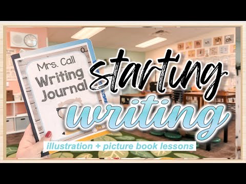starting writing in first grade! (illustrations + full picture book ...