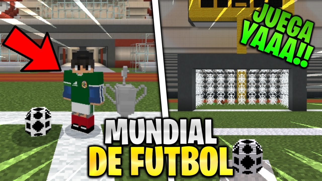 😱JUEGA el MUNDIAL QATAR 2022 en MINECRAFT PE 1.19 *COPA DEL MUNDO ...
