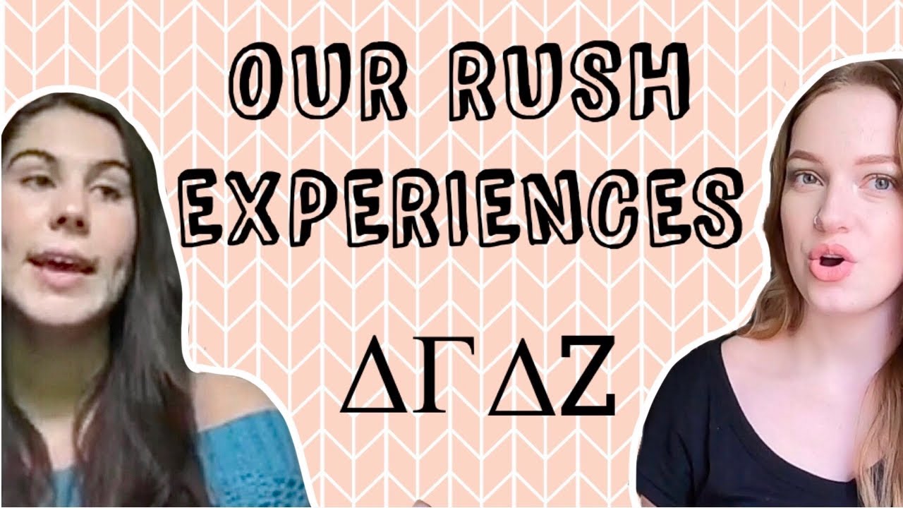 Our COLLEGE RUSH Experiences | Fall vs. Spring | Sorority Recruitment ...