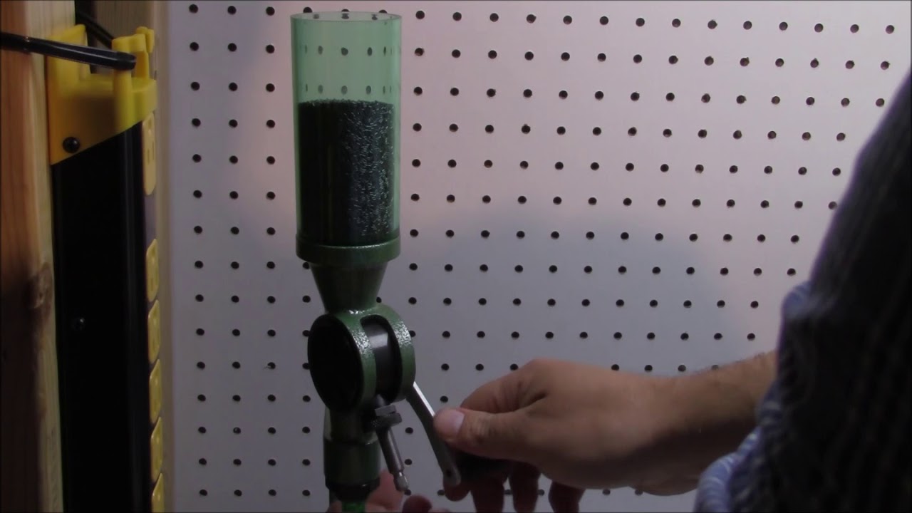 Reloading- How to set the powder measure - YouTube