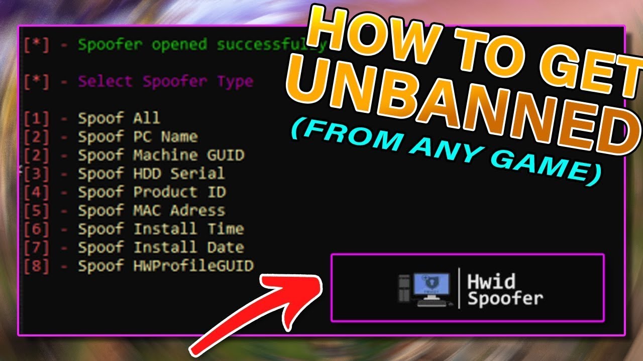 HWID SPOOFER [FREE] WORK FOR EAC AND BE [UPDATED 28/01/2023] - YouTube