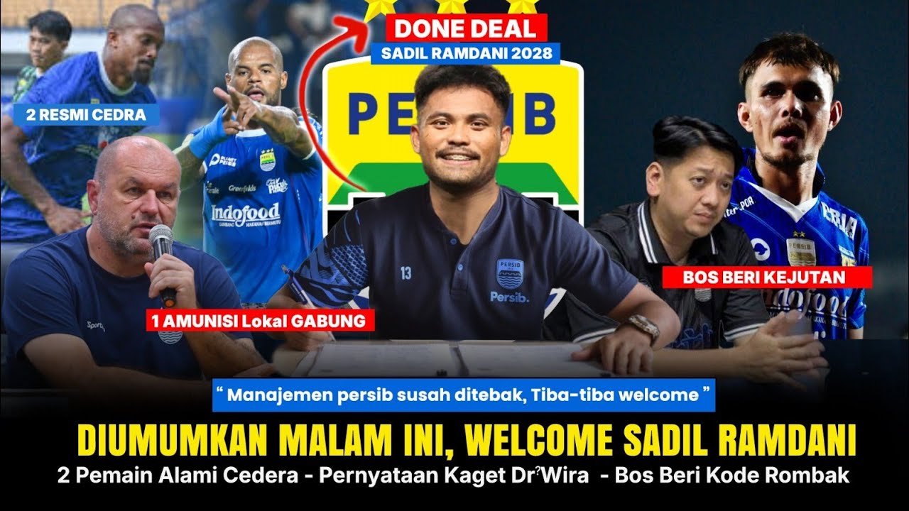 🔴KEJUTAN TEPAT MALM INI - Welcome Sadil Ramdani, 2 Pemain Absen ...