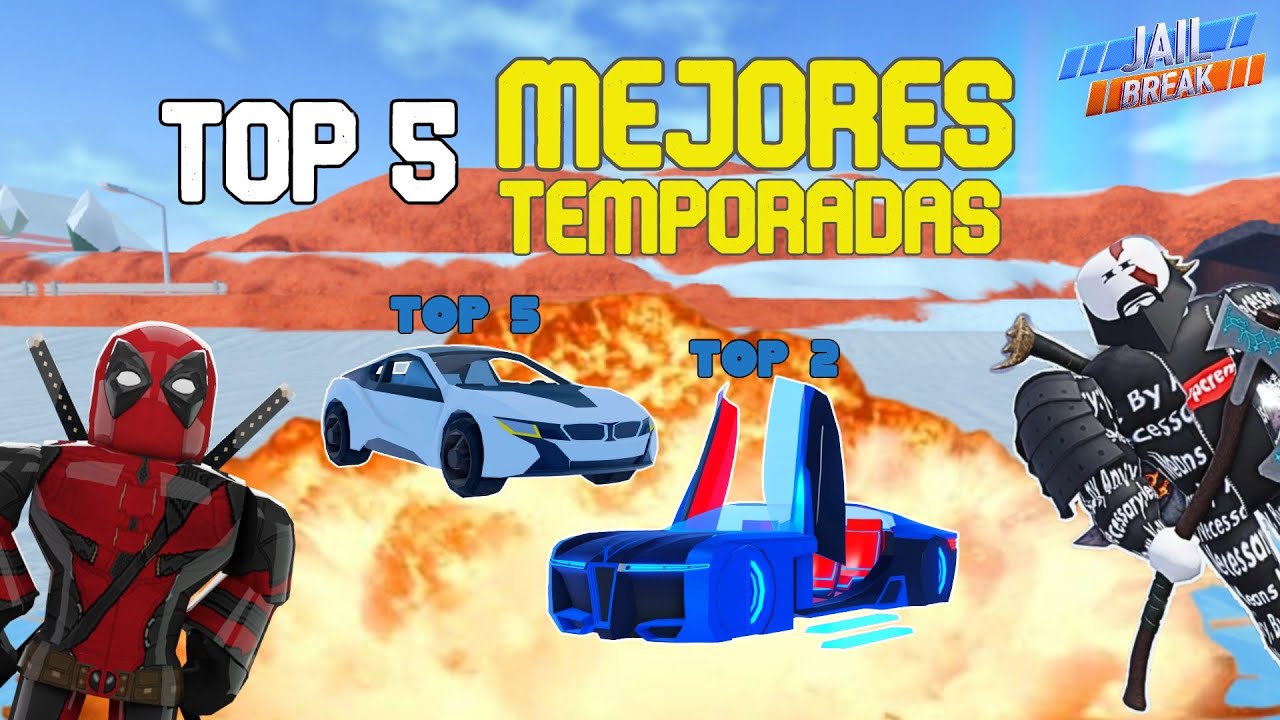 🏅TOP 5 MEJORES TEMPORADAS DE JAILBREAK🎉 ft. God of Drip || Roblox ...