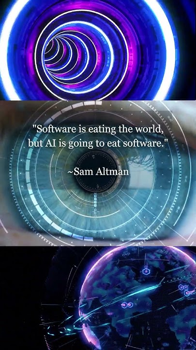 Software is eating the world, but AI is going to eat software. #Sam ...