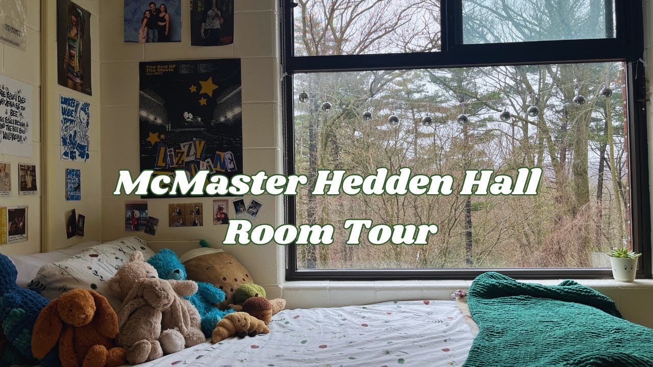 McMaster Hedden Hall Single Room Tour - YouTube