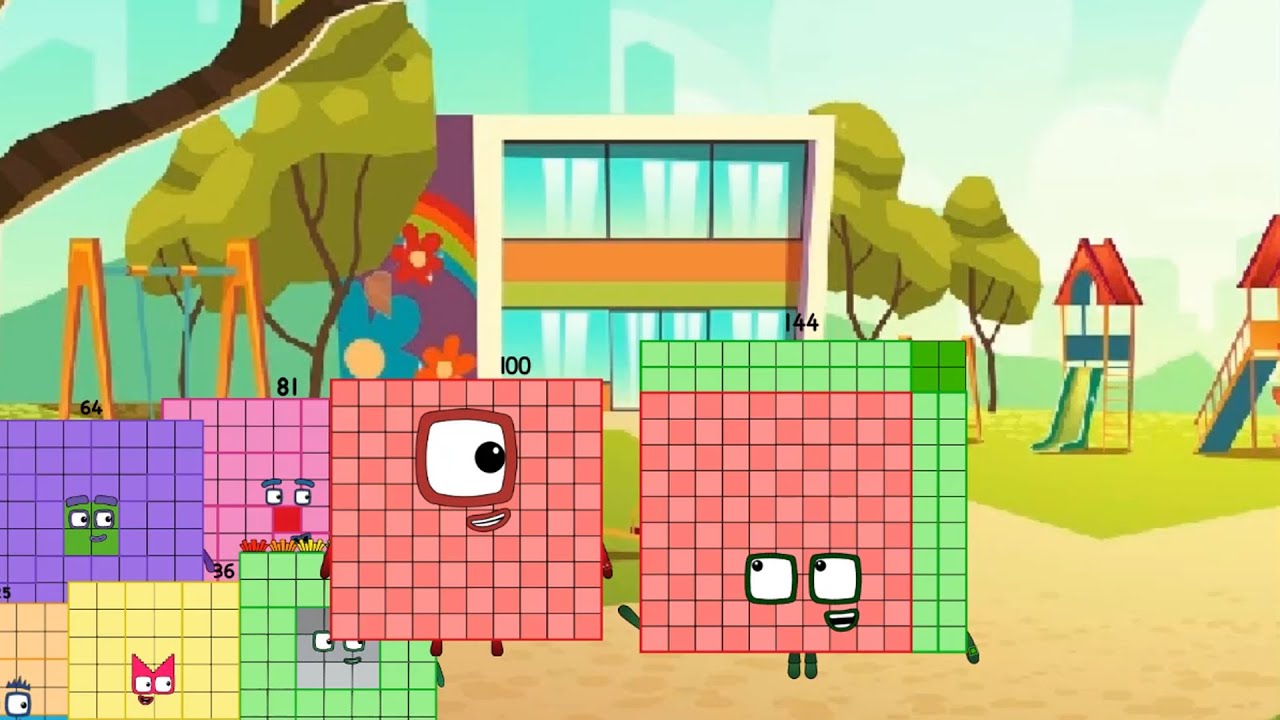 Numberblocks full season: Big square on the moon season 5 - YouTube