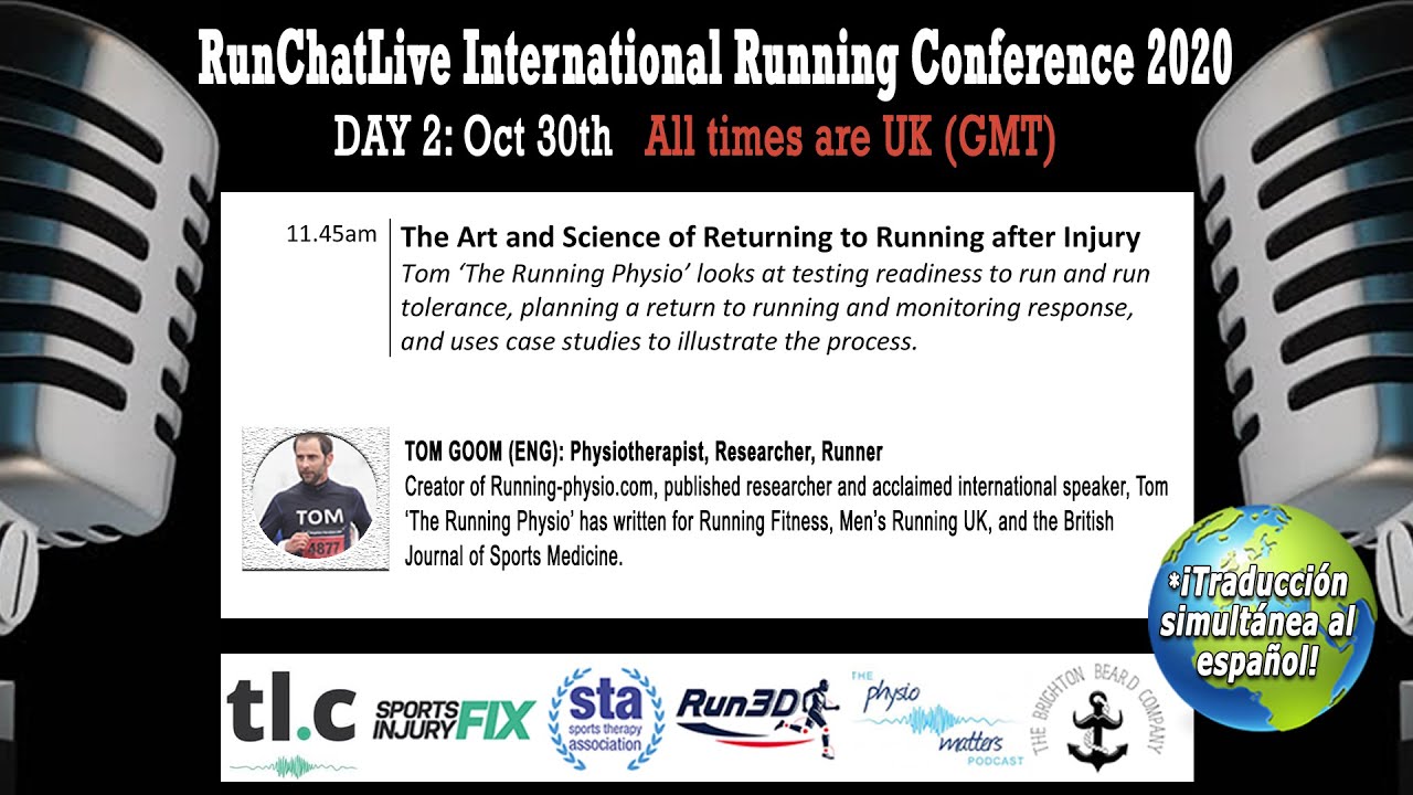 Returning to Running Post Injury - Runchatlive 2020 Day2.3 Tom Goom ...