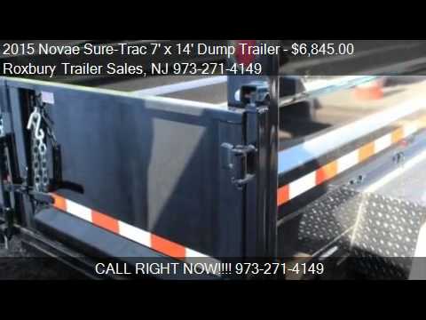 2015 Novae Sure-Trac 7' x 14' Dump Trailer 14K Low Profile f - YouTube