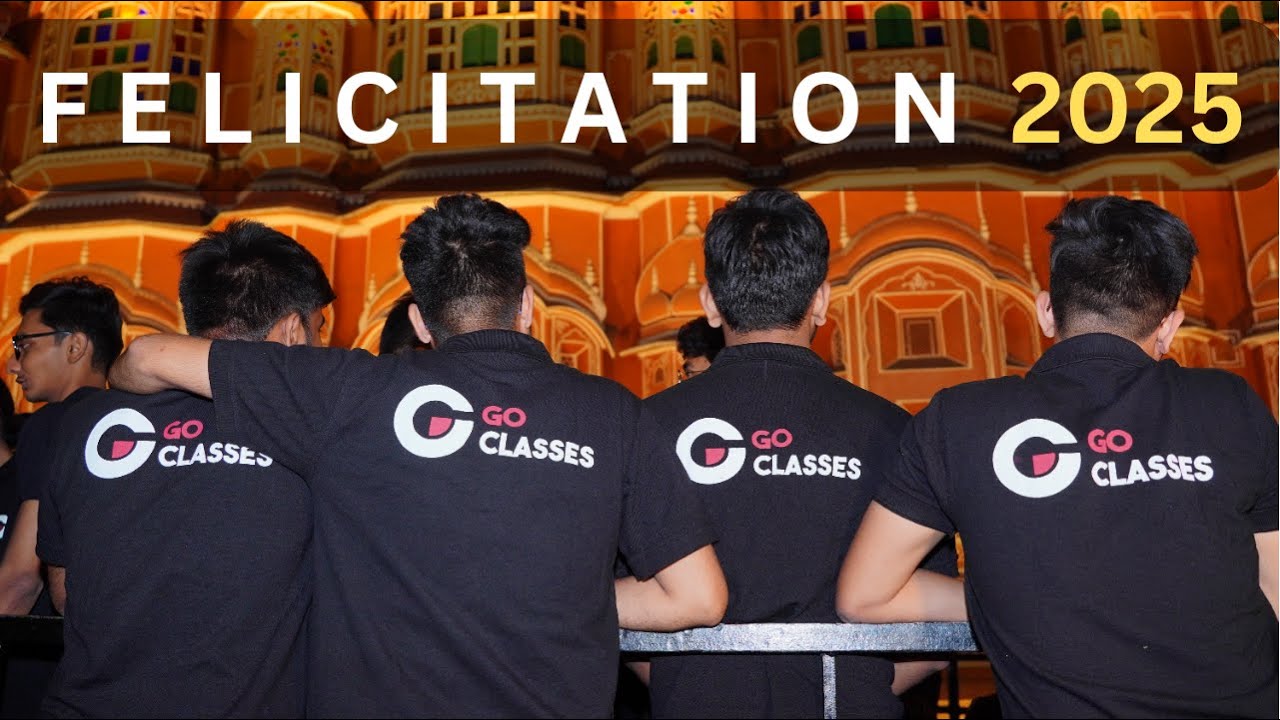 Felicitation 2025 Announcement - GATE CS, DA 2025 Toppers Award Ceremony | GO Classes - YouTube