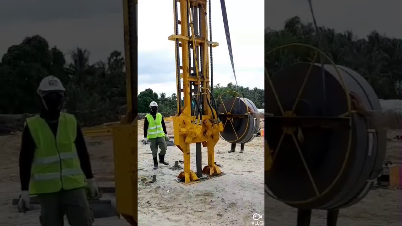 PVD Installation (Prefabricated Vertical Drain) in Thailand - YouTube