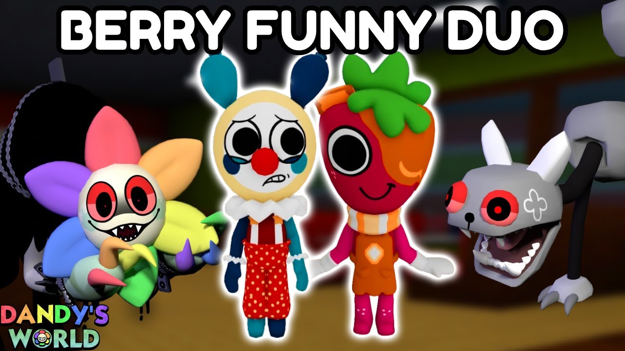 BERRY FUNNY DUO Run On Dandy's World! - YouTube