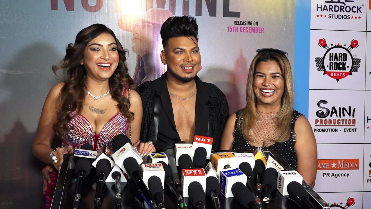 Eshan Masih At Launch Of Music Video Not Mine Featuring Akansha Lazraus ...