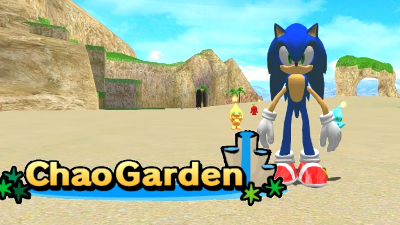 Sonic Adventure 2's First Custom Chao Garden! - YouTube