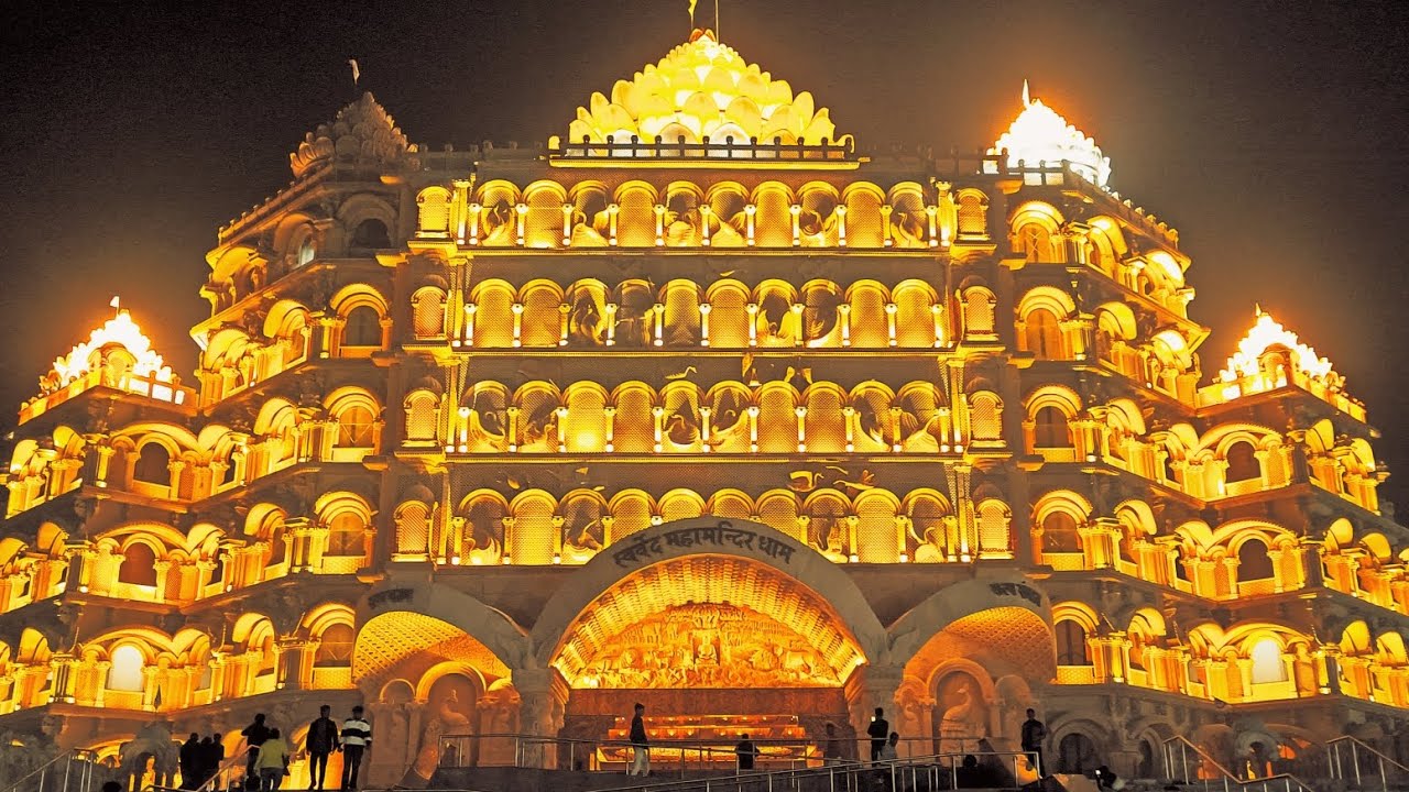 Virtual Tour of Swarved Mahamandir Dham 4K | स्वर्वेद महामंदिर धाम ...