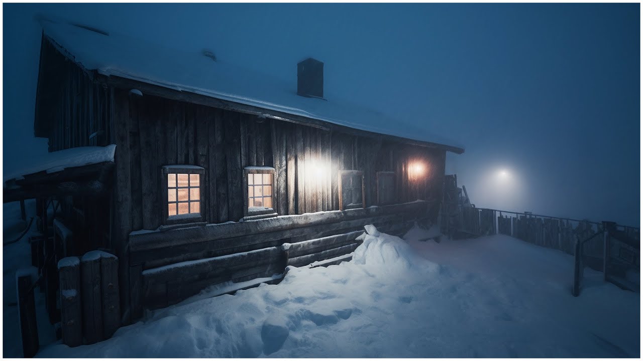 Frosty Snowstorm Sounds for Sleeping┇Cozy Winter Ambience & Heavy ...