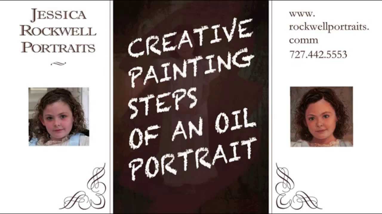 Jessica Rockwell Original Oil Child Portrait Development - YouTube
