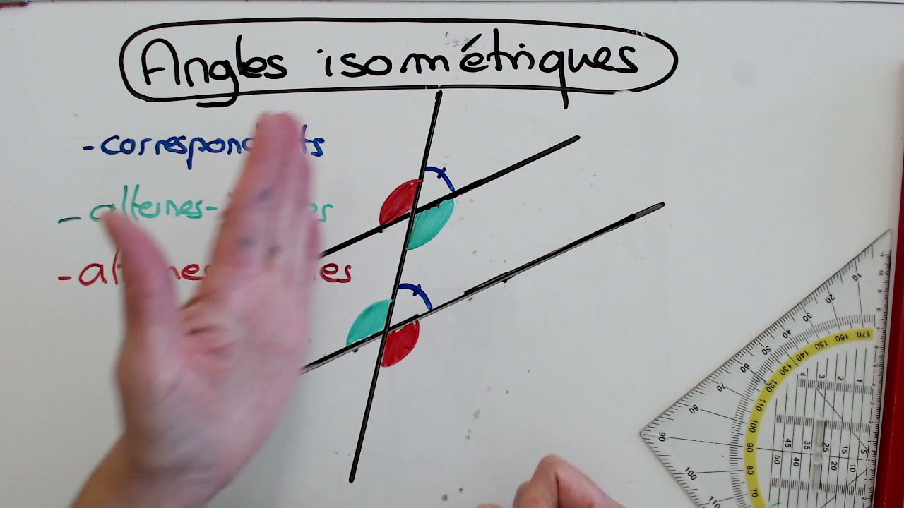 11H MATHS - Chapitre ES - Angles isométriques avec droites parallèles ...