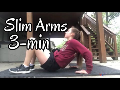 Slim/Strong arms in 3 minutes//intense 3 minutes slim arm workout - YouTube