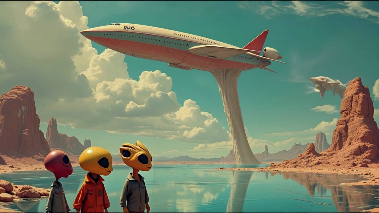 Surreal Alien Action - Short Film AI - YouTube