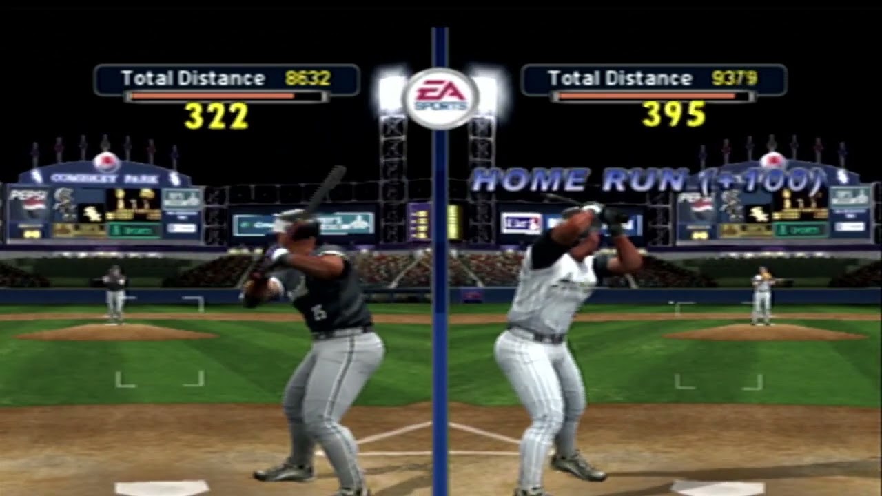 MVP Baseball 2003 Home Run Showdown Barry Bonds Manny Ramirez Gameplay ...