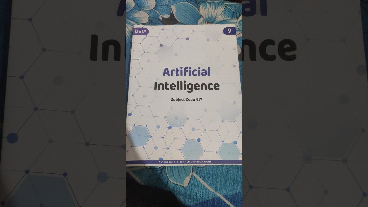 Artificial intelligence new book ad cbsc board class 9th lps # ...