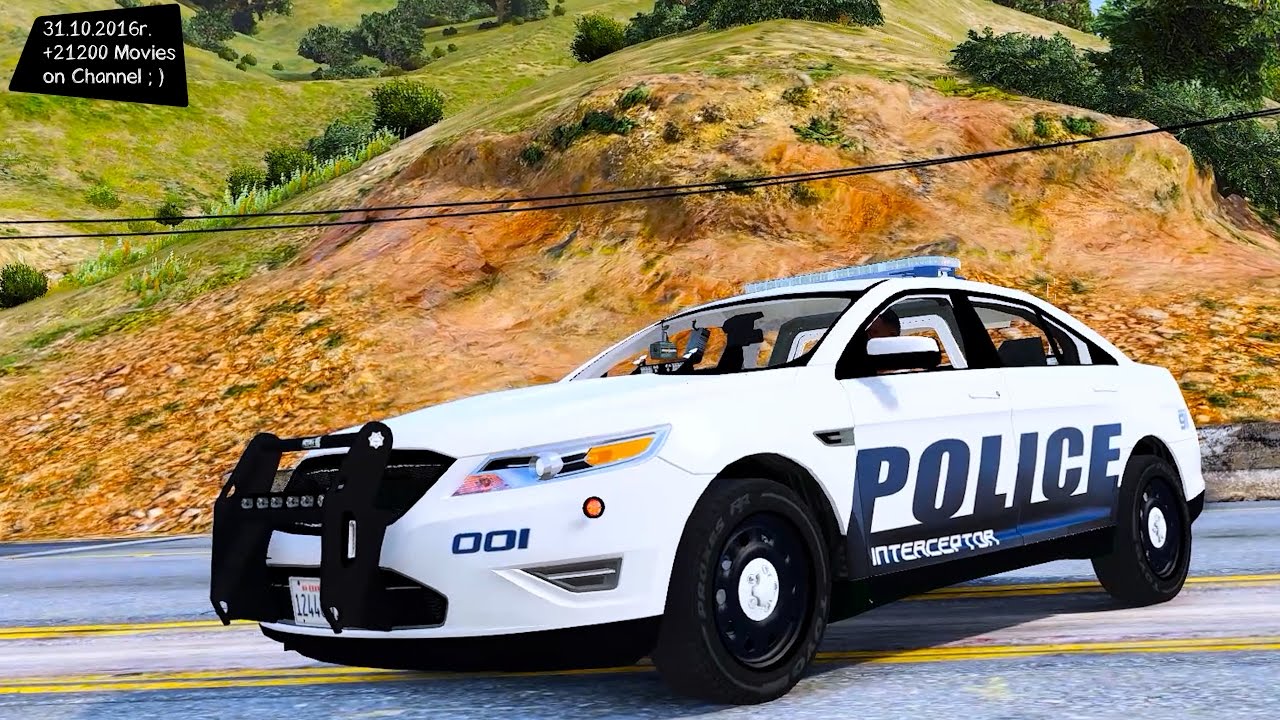 LSPD Christmas Tree Ford Taurus - GTA MOD ENB 60 FPS GAMEPLAY _REVIEW ...