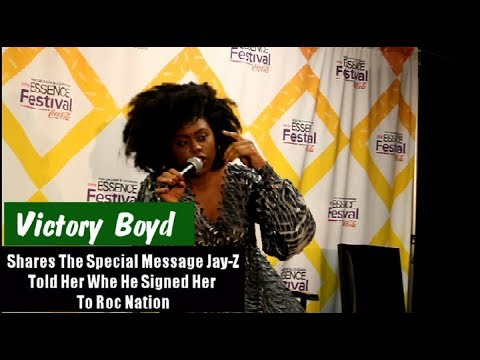 Victory Boyd Shares The Message Jay Z Gave Her When She Signed To Roc ...