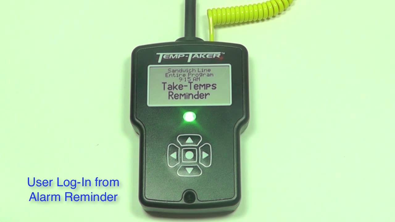 Temp Taker Handheld Training Video - Version 3.1.22 - YouTube