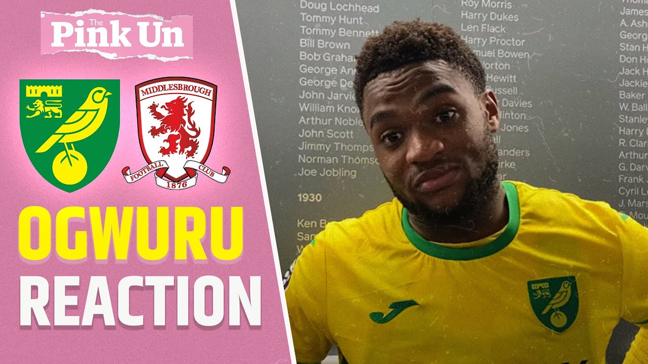 Dan Ogwuru Reaction | Norwich City U21s 1-3 Middlesbrough U21s | The ...