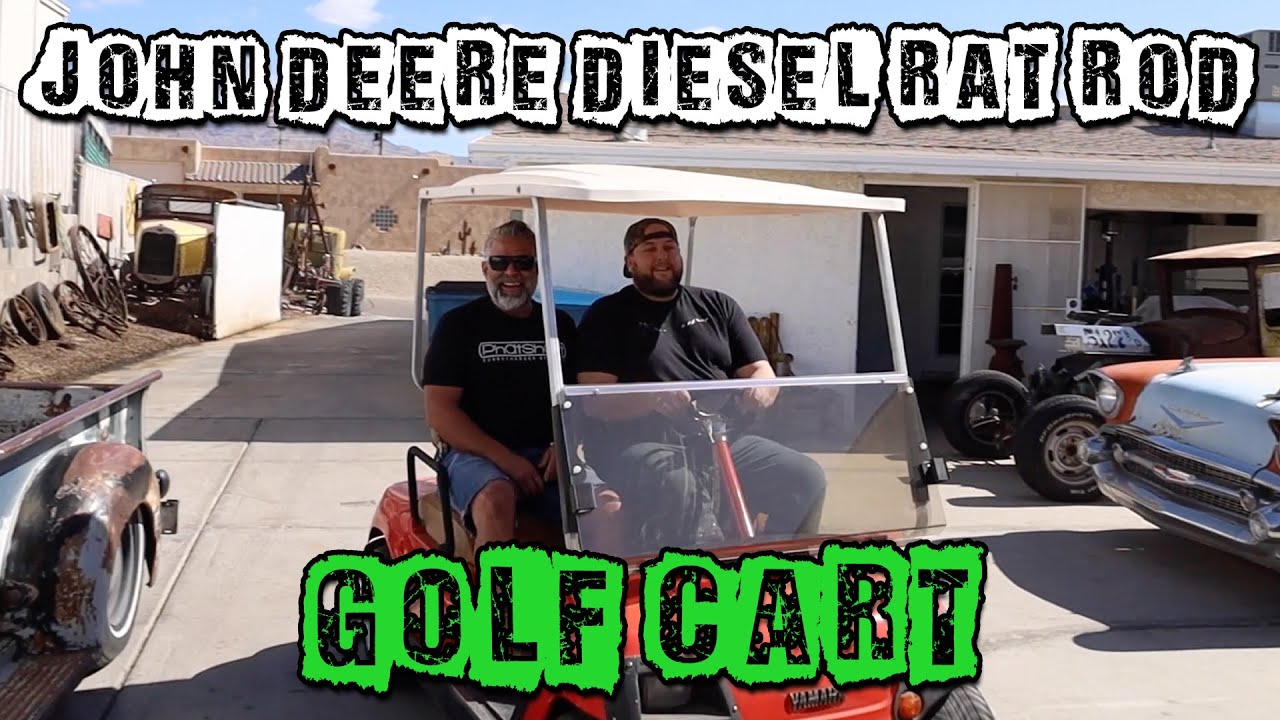 Diesel Rat Rod Golf Cart Like Never Before! - YouTube