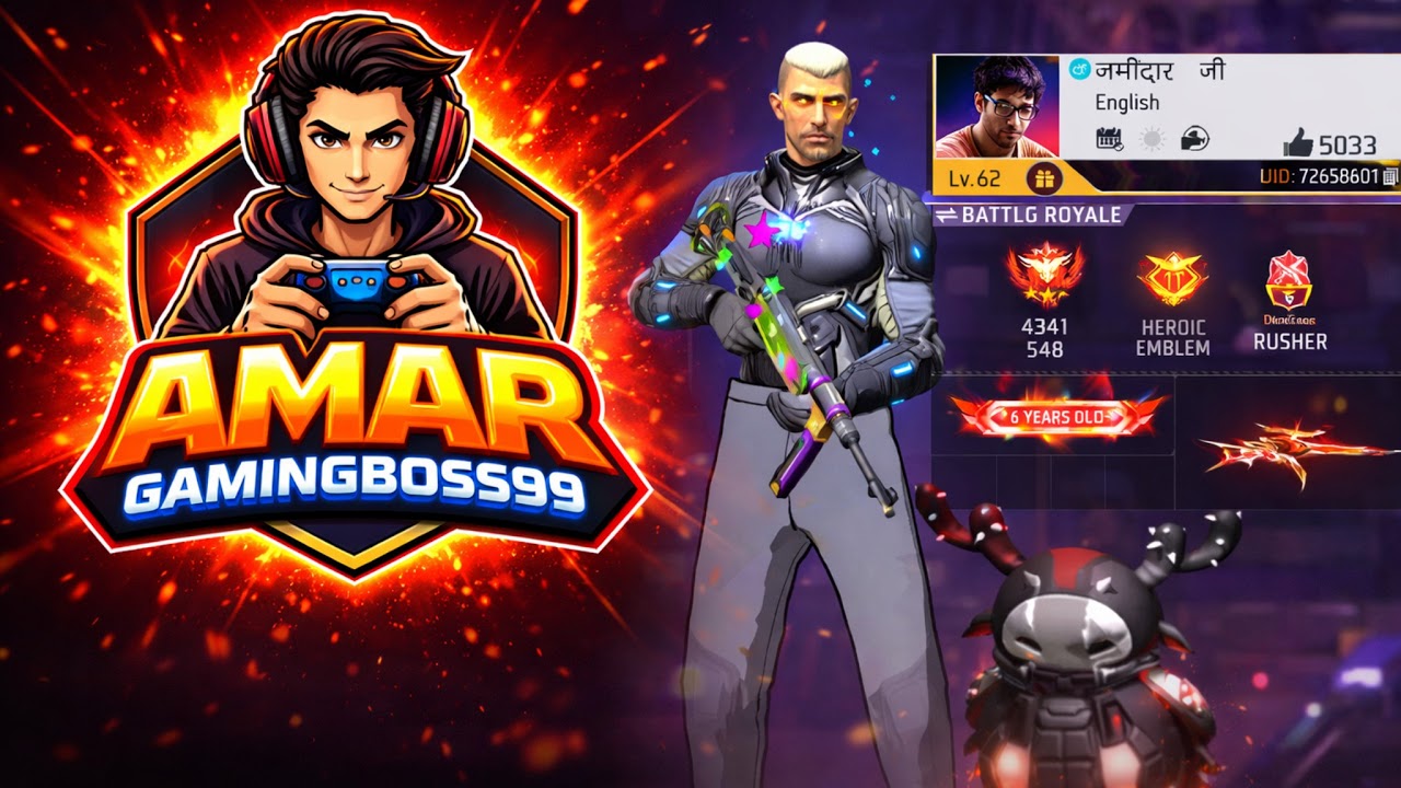 amar gaming boss 99 Live Stream - YouTube