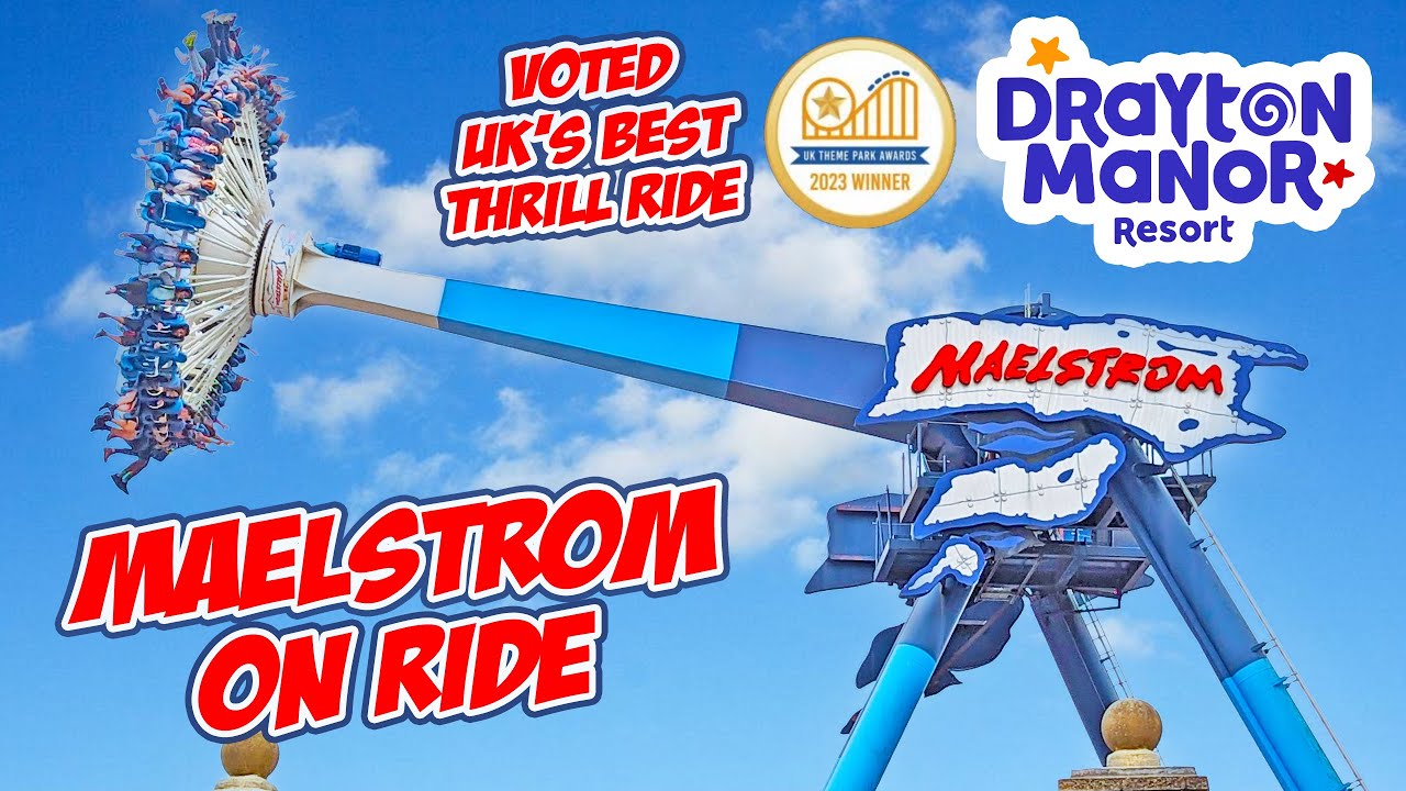 Maelstrom ON RIDE | Voted Best UK Thrill Ride 2023 | Drayton Manor ...