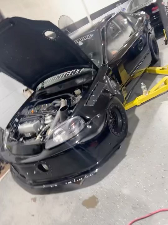 Midnight Auto Getting Ready For The 2025 Race Season #civic #hondacivic ...