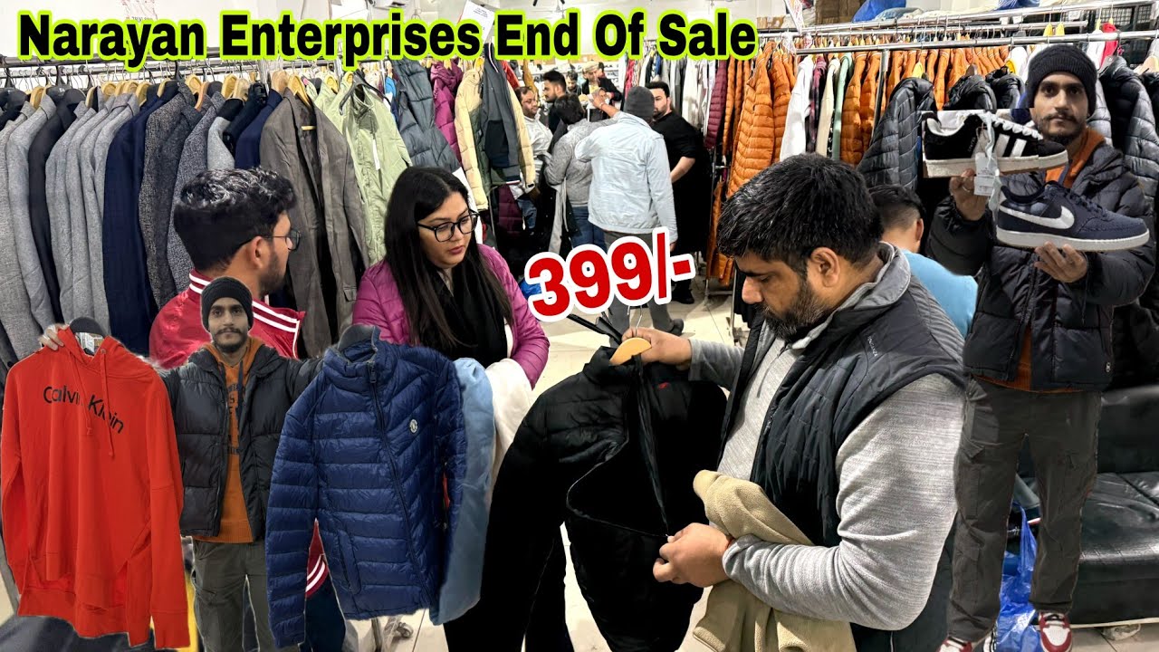 Narayan Enterprises End Of Game Sale | Cheapest Export Surplus Garments & Shoes | 100% Original ...
