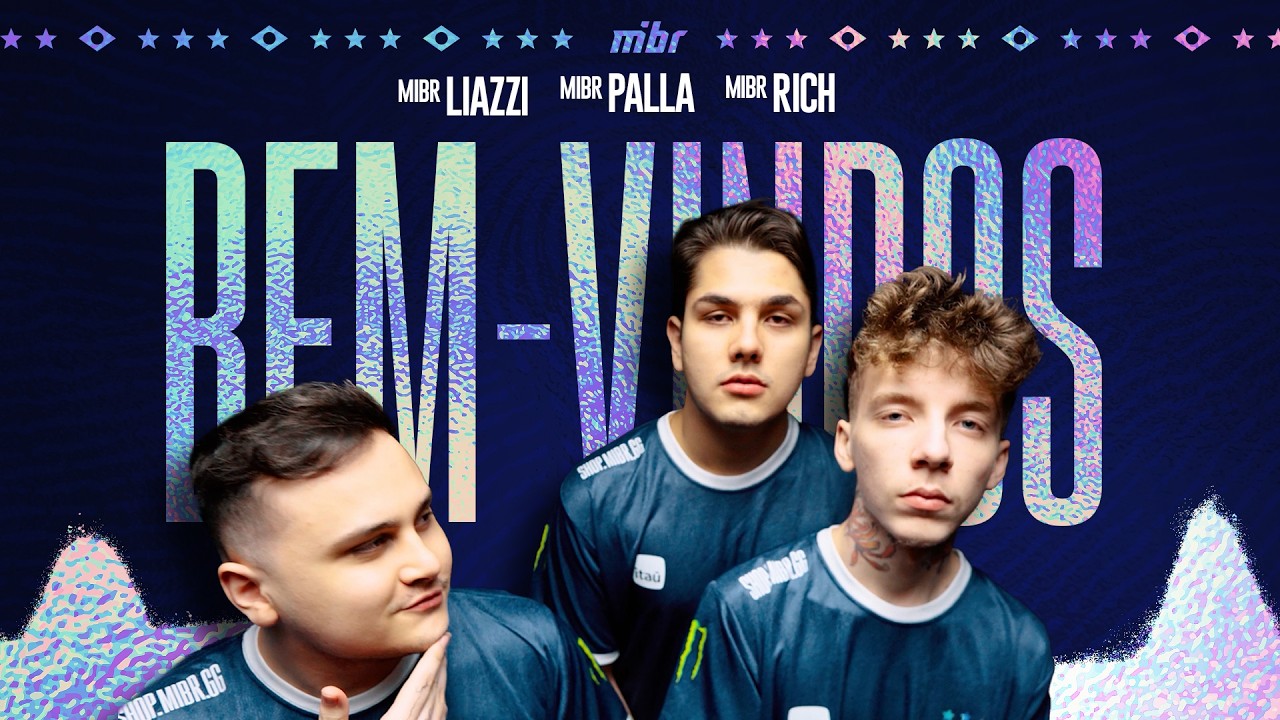 BEM-VINDOS, PALLA, RICH E LIAZZI | MIBR VALORANT LINEUP UPDATE - YouTube