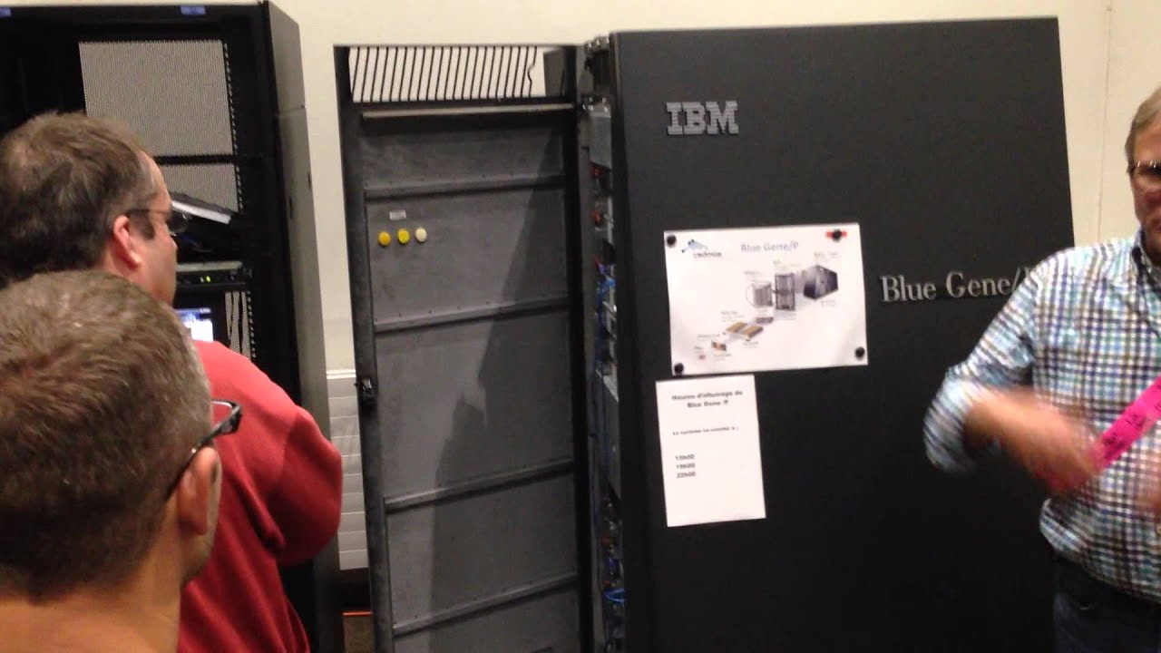 NdM 2013 - Musée Bolo - Démarrage du Blue Gene/P d'IBM - YouTube